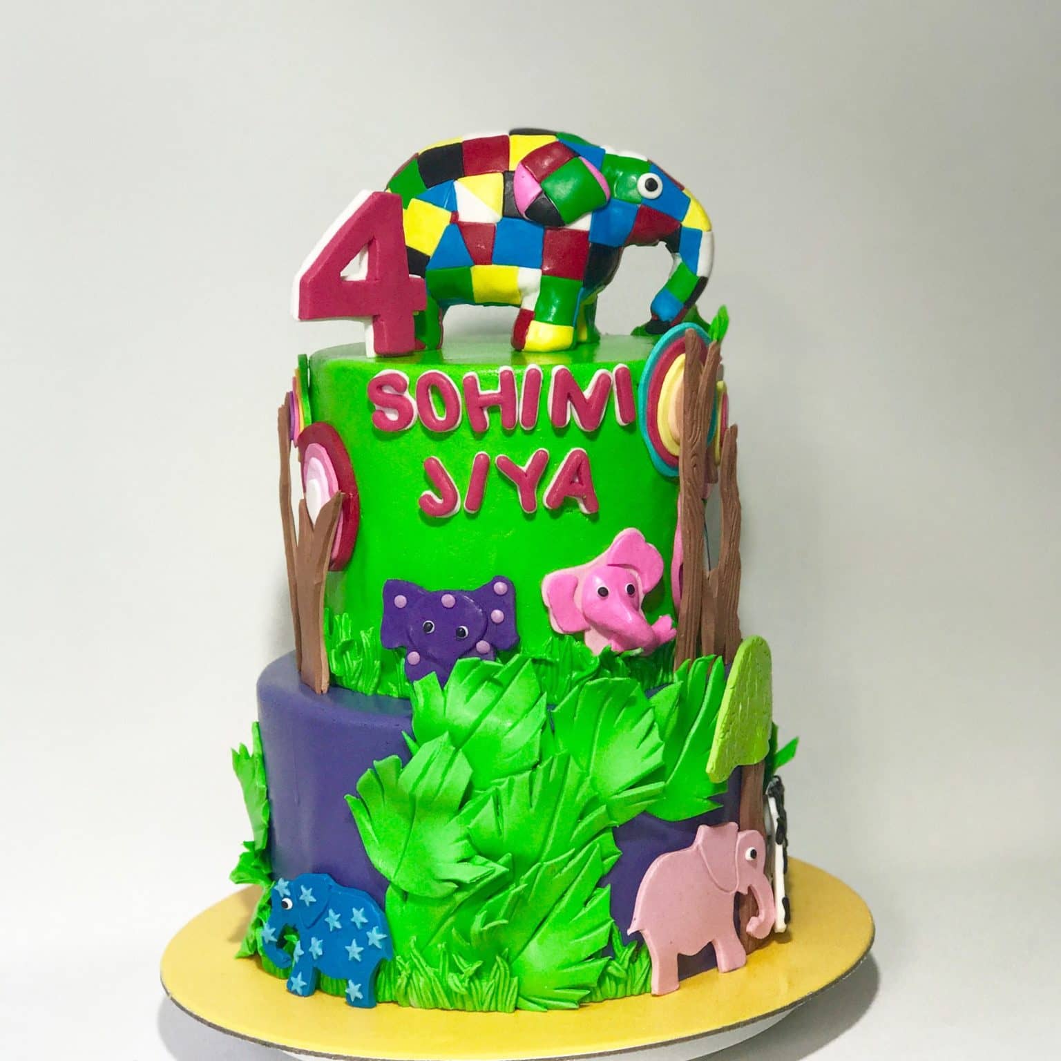 ELMER THE ELEPHANT CAKE - Sooperlicious Cakes