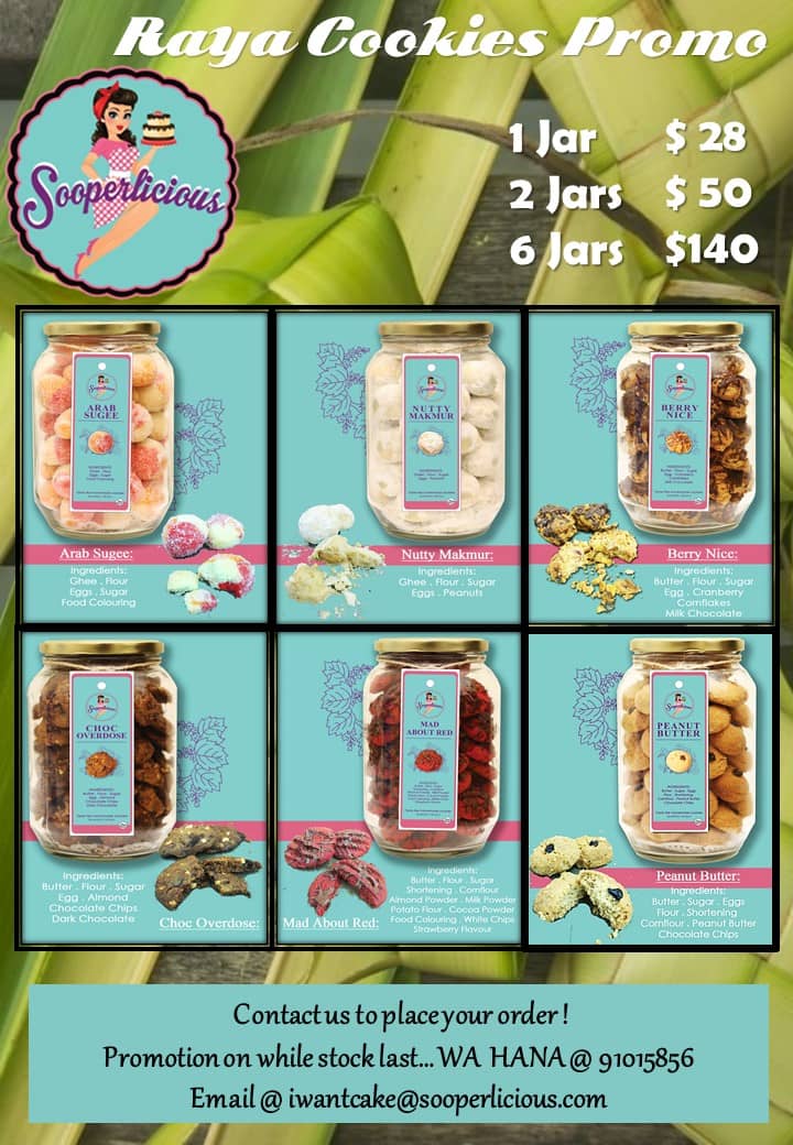 Raya Cookies 2018 - Sooperlicious Cakes