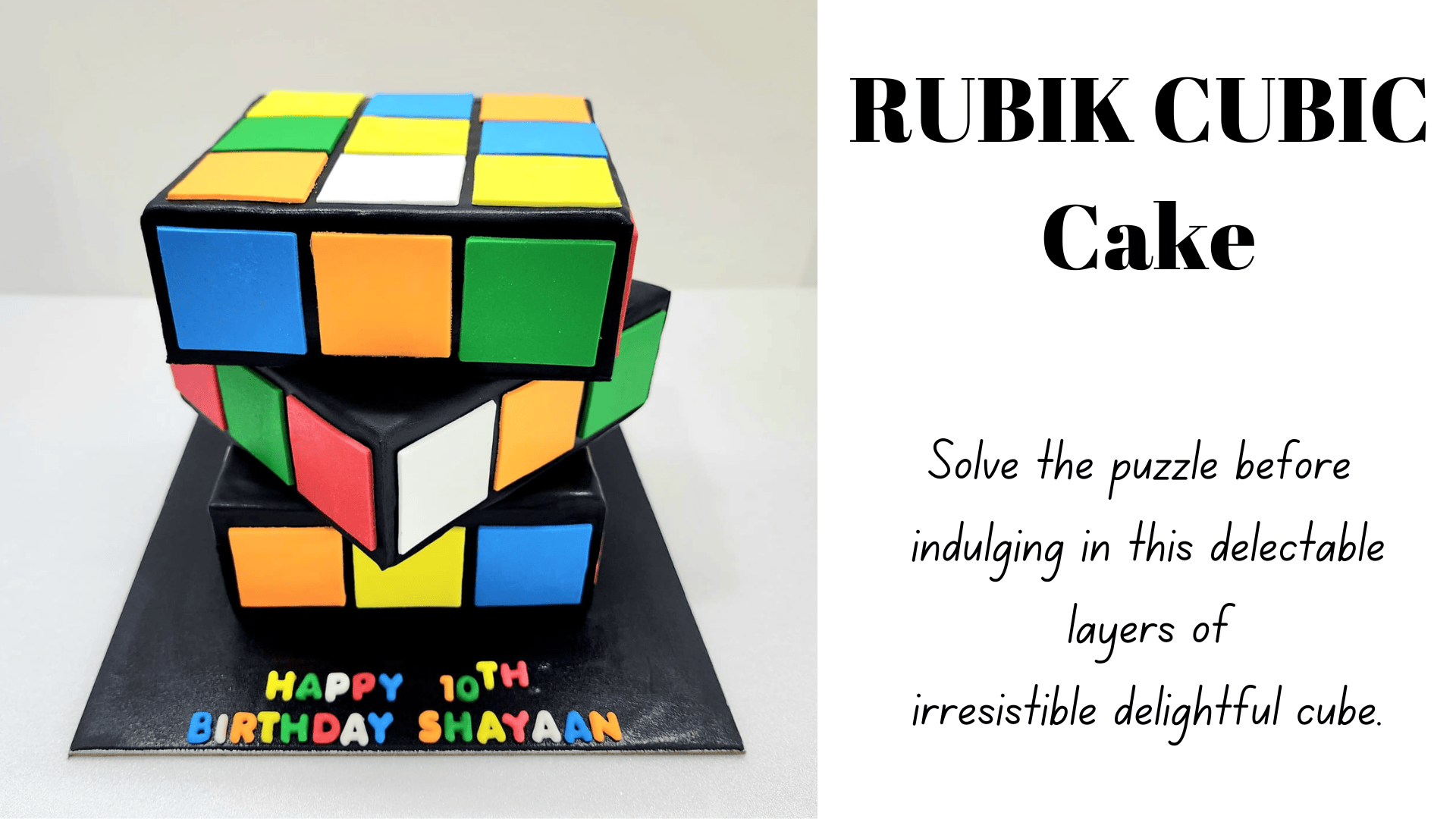Rubik Cubic Cake - More than cakes...