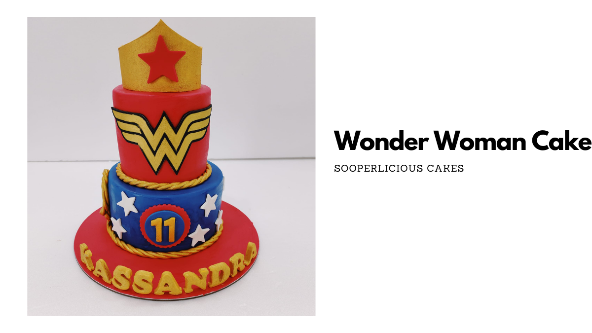 WonderWoman Cake - Sooperlicious Cakes