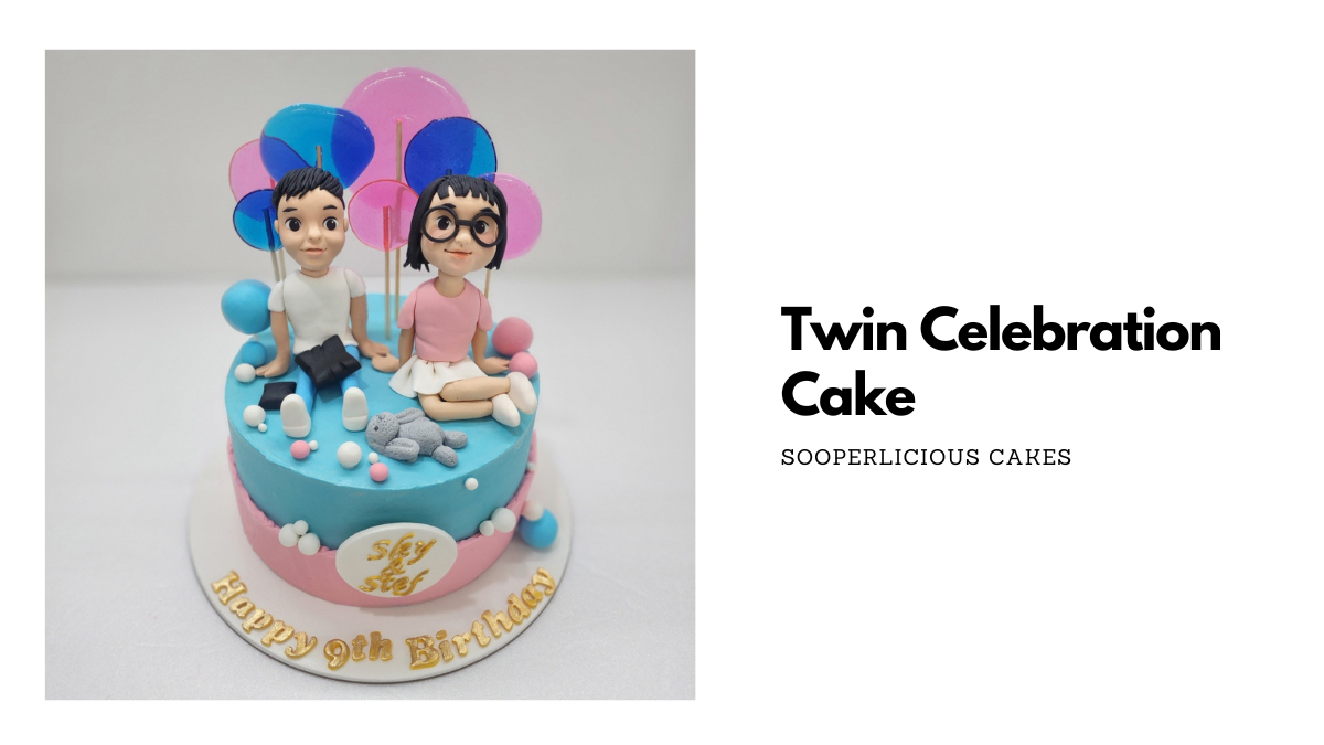 Twin Sibling Cake as Unique as Their Bond 🎂👯‍♂️ - More than cakes...
